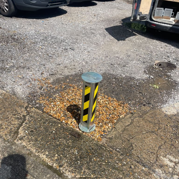 Telescopic Anti Ram Raid Post | Get A Quote | Bollard Security