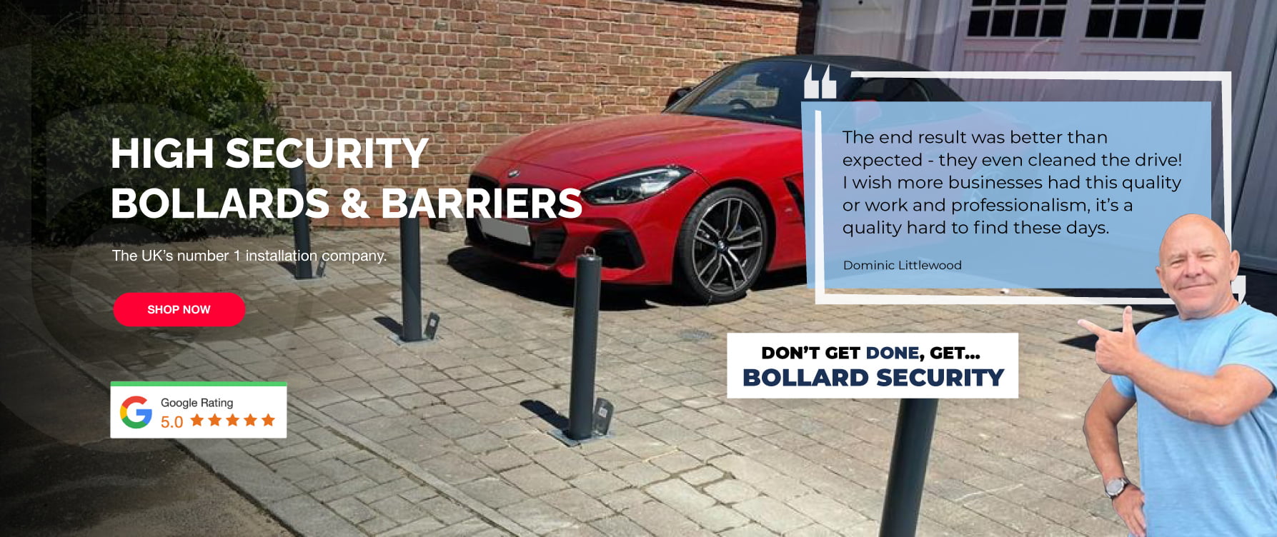 Driveway Security Bollards | Parking Posts | Supply & Installation